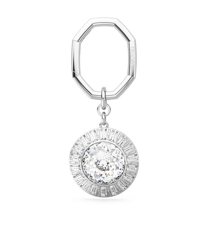 Key Ring Round Cut White Rhodium Plated | Marketplace | 1800Flowers