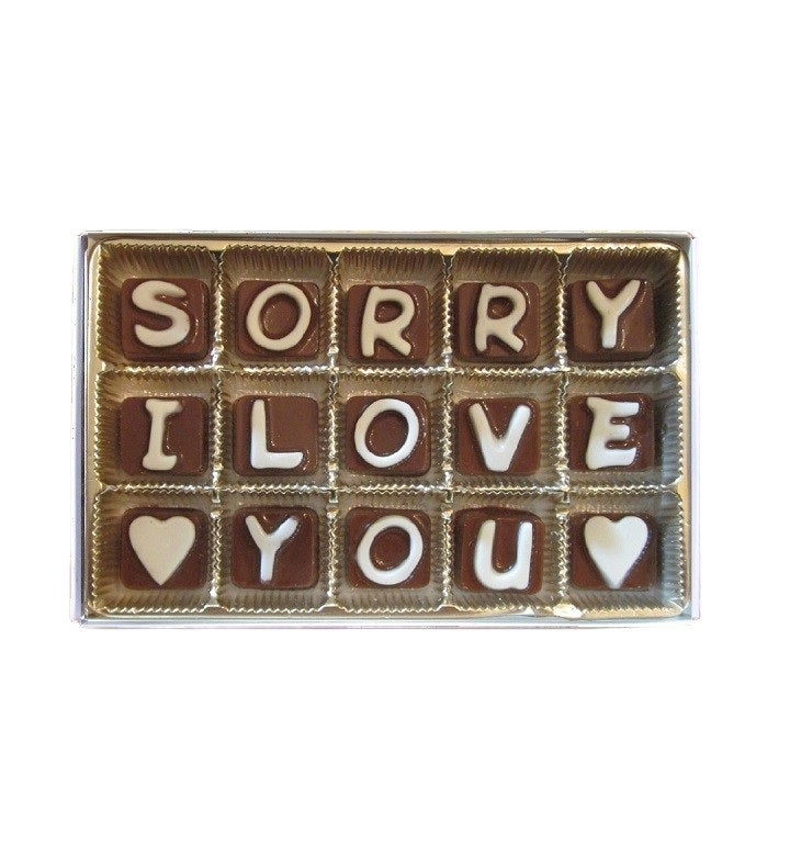 I Am Sorry Gift Chocolate Message Apology Gift | Marketplace | 1800Flowers