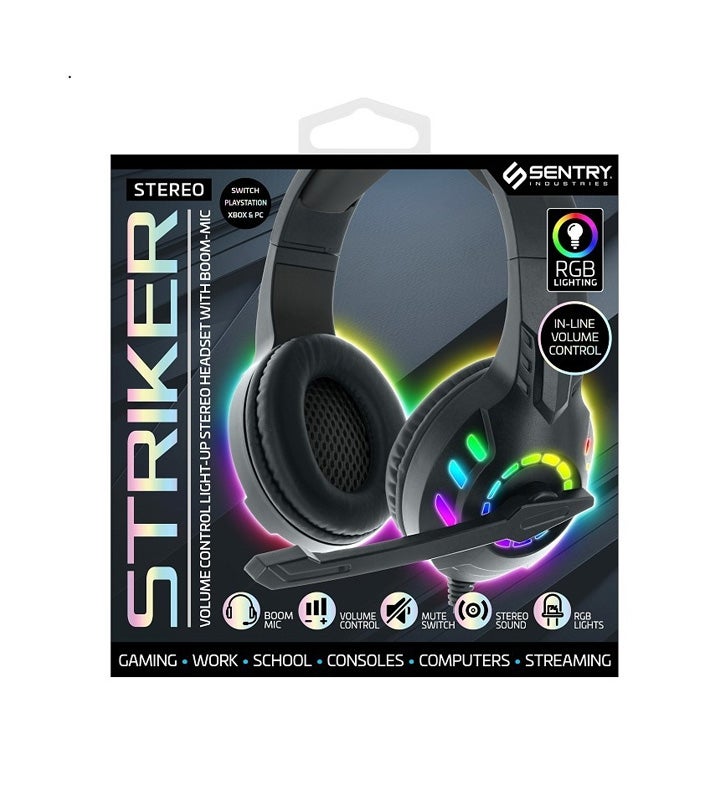 Sentry Light Up Gaming Headphones With Mic | Marketplace | 1800Flowers Sentry Light Up Gaming Headphones With Mic | Marketplace | 1800Flowers