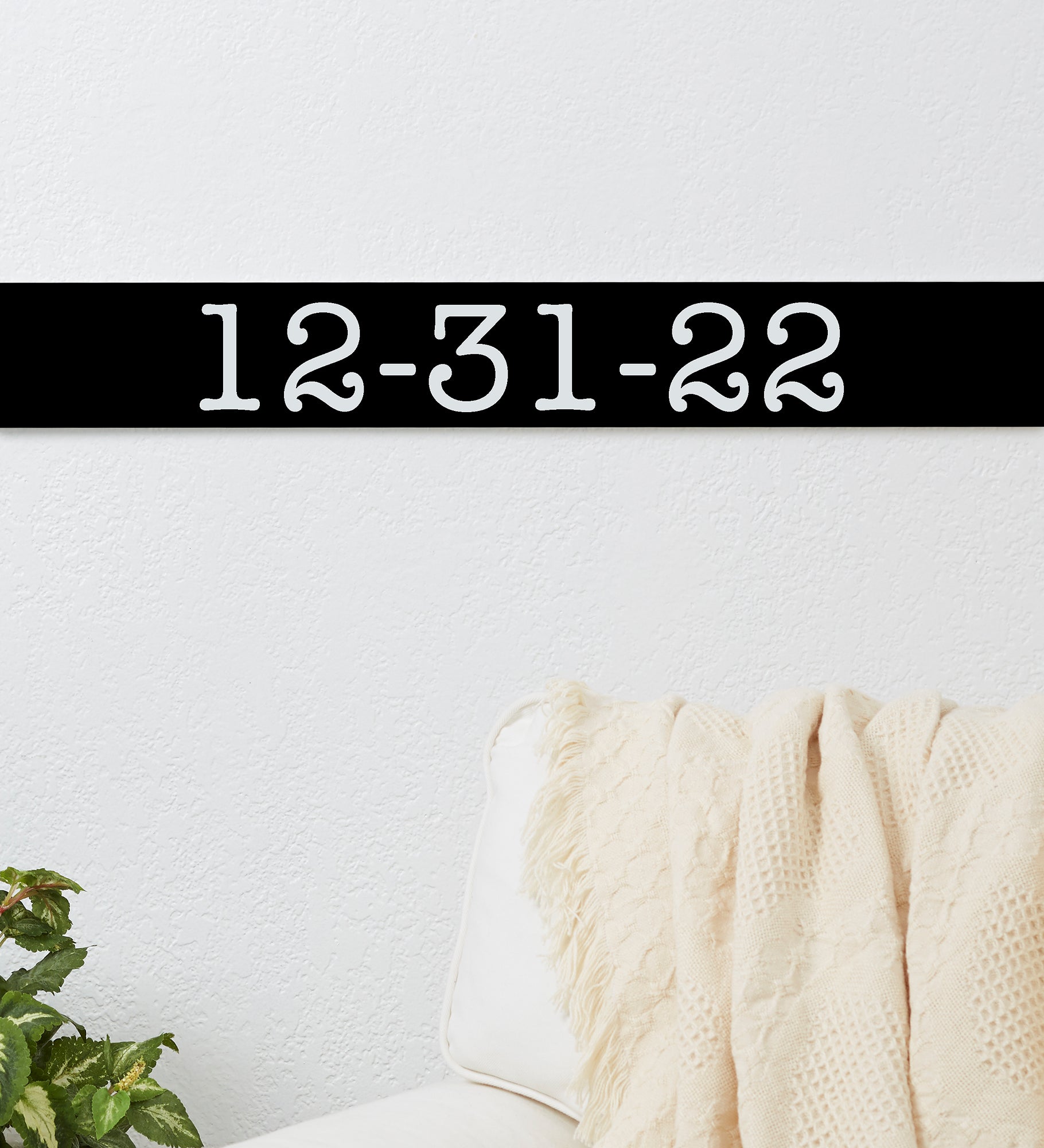 Number Expressions Personalized Wooden Sign